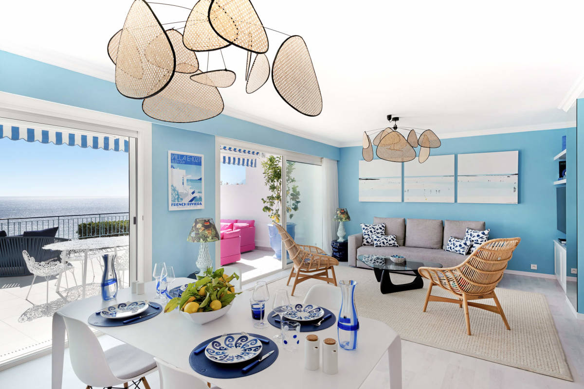 Luxury rentals Roquebrune-Cap-Martin - 2 rooms with panoramic - - 2808990.